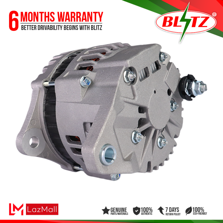 BLITZ ALTERNATOR ASSEMBLY ISUZU 4JK1 4JJ1 12V / 90A 7 PULLEY 6 MONTHS ...