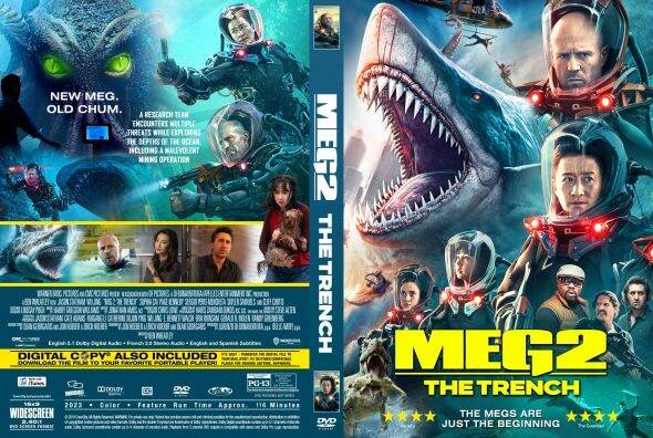 Meg 2: The Trench (2023) English Movie DVD With Malay Subtitles | Lazada