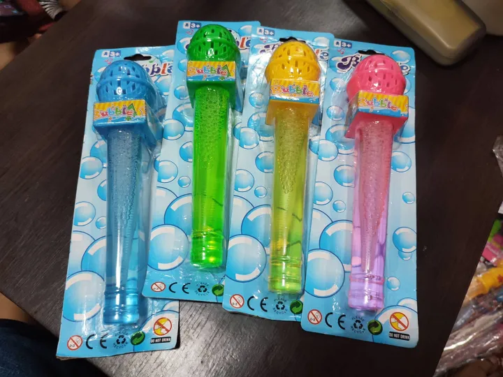 Kiddie Toys (Microphone Bubble Stick) | Lazada PH