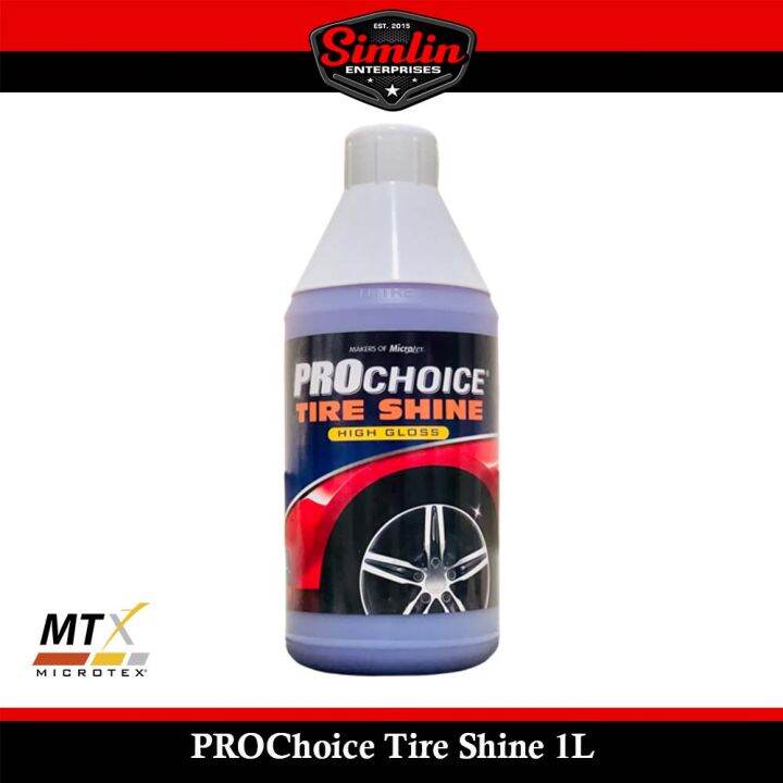 Microtex Prochoice Tire Shine 1L | Lazada PH