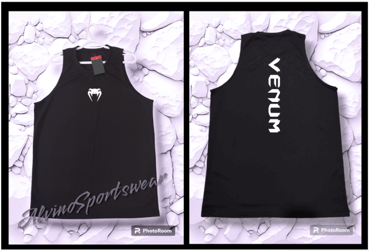 VENUM OUTDOOR SANDO JERSEY back design gym workout running dryfit ...