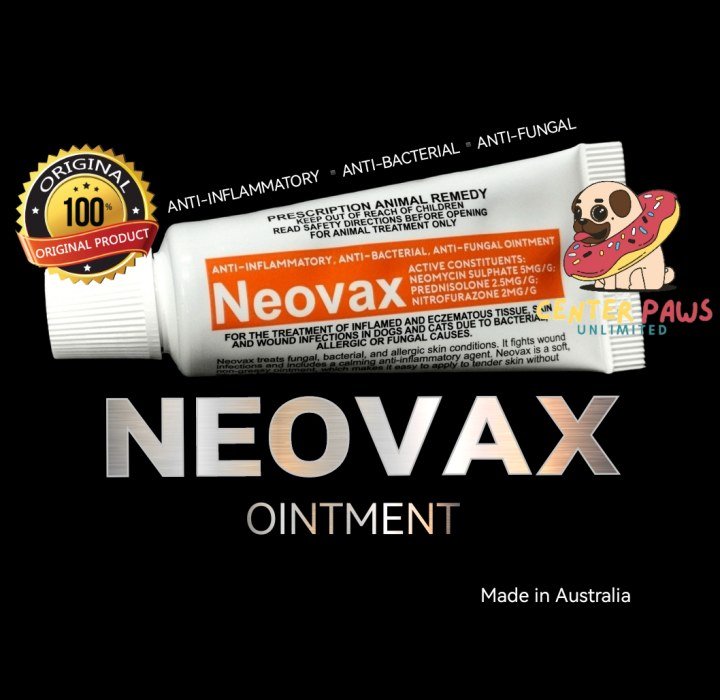 NEOVAX 20g Ointment for Dogs and Cats (Anti-Inflammatory, Anti ...