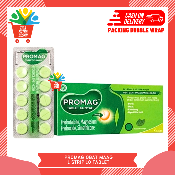 PROMAG OBAT MAAG 1 BLISTER 10 TABLET | Lazada Indonesia