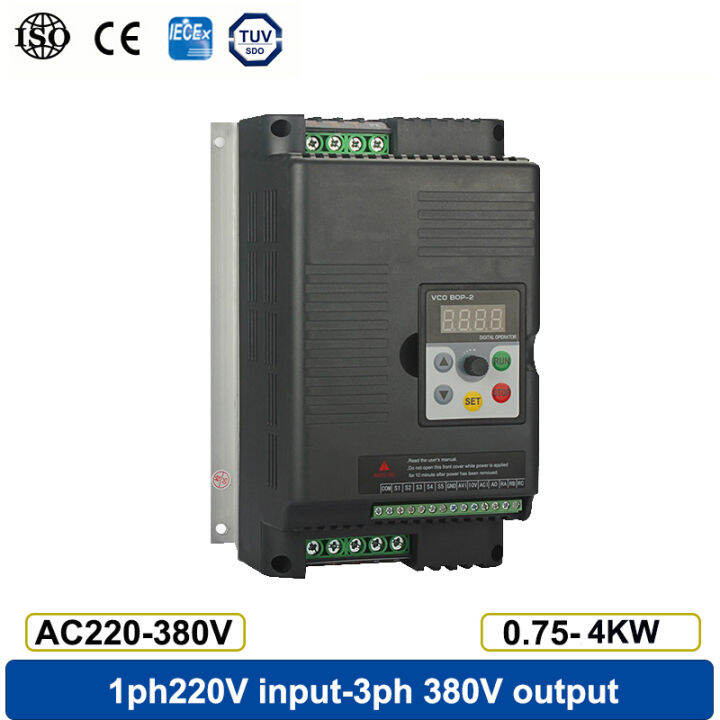 220-380V VFD AC Motor Speed Controller 0.75KW 1.5KW 2.2KW 3.0KW 4KW ความถี่อินเวอร์เตอร์ความถี่ ...