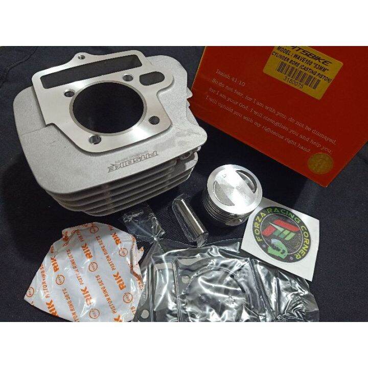 WAVE 100 53 BLOCK STEEL BORE KIT WAVE100 PITSBIKE HONDA 53mm Racing ...
