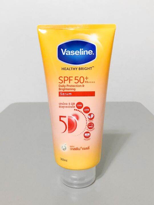 Vaselin healthy bright SPF 50+ PA++++ Daily protection & brightening SERUM 300 mL | Lazada.co.th