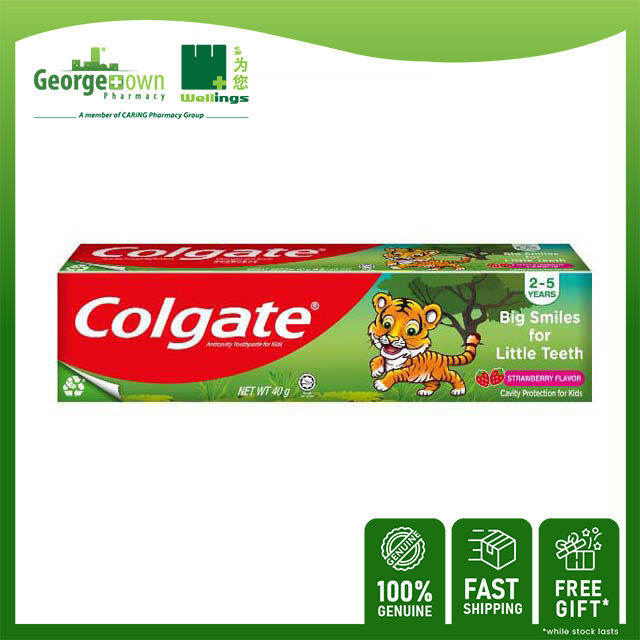 COLGATE KIDS TOOTHPASTE STRAWBERRY 40G | Lazada