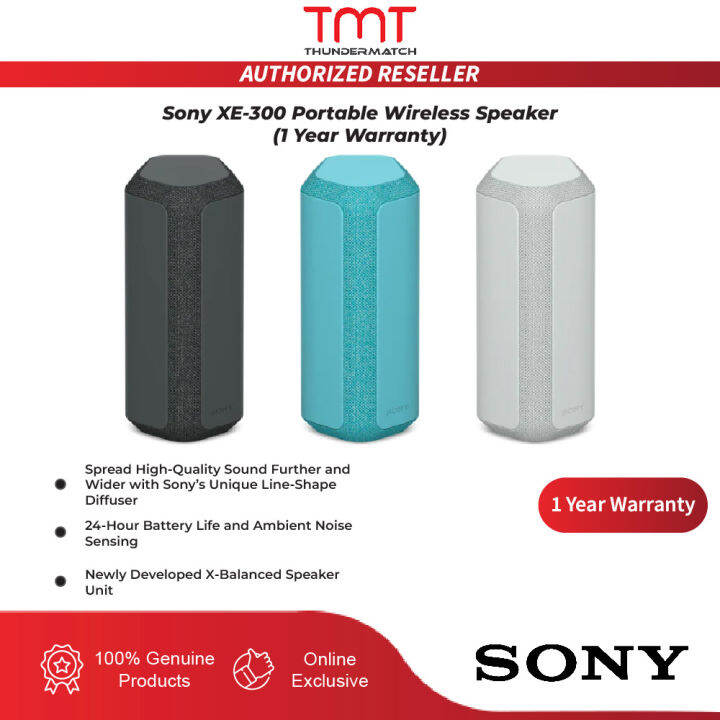 Sony SRS-XE300 X-Series Portable Wireless Bluetooth Speaker XE300 (1 ...