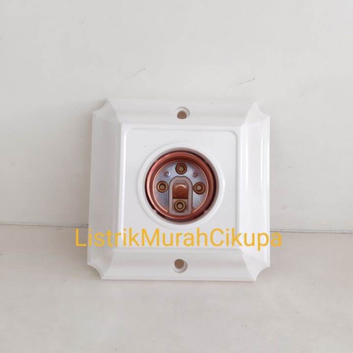 Broco Fitting Segi Fitting Plafon 1210 Dudukan Plafon Putih | Lazada ...