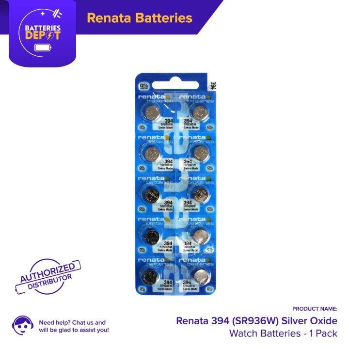 Renata 394 (SR936SW) Watch Batteries | Lazada PH