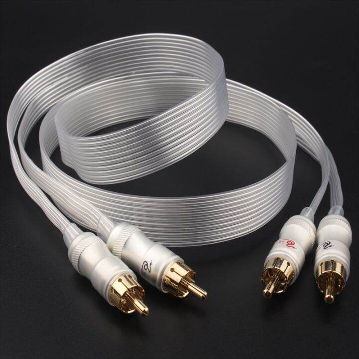 Hifi Silver Plated Cable Blue White Heven King Snake Gold Plated RCA ...