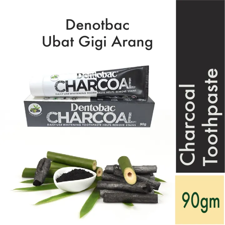 Dentobac Charcoal Toothpaste 90gm / Ubat Gigi Arang 90gm | Lazada