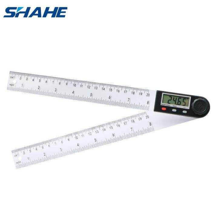 hg Shahe Digital Protractor Angle Ruler 200mm 8inch Angle Finder Meter ...
