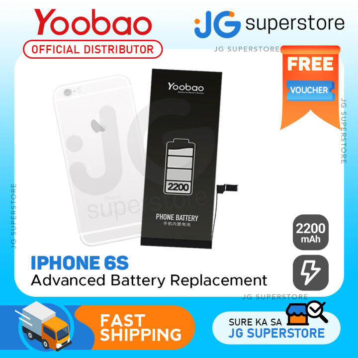 Yoobao 2200mAh Advanced Battery Replacement for iPhone 6s | JG Superstore | Lazada PH