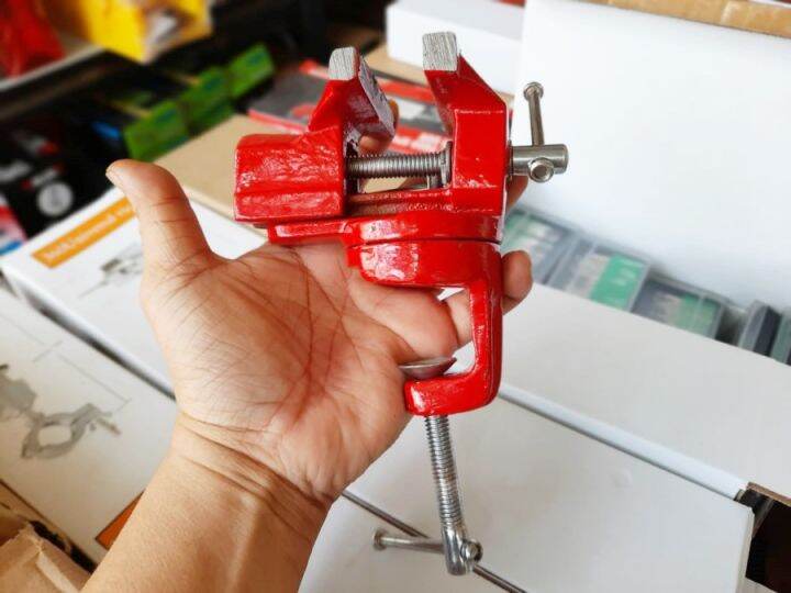 HDT ragum meja putar 2inch / catok meja swivel bench vise 2 inch ...