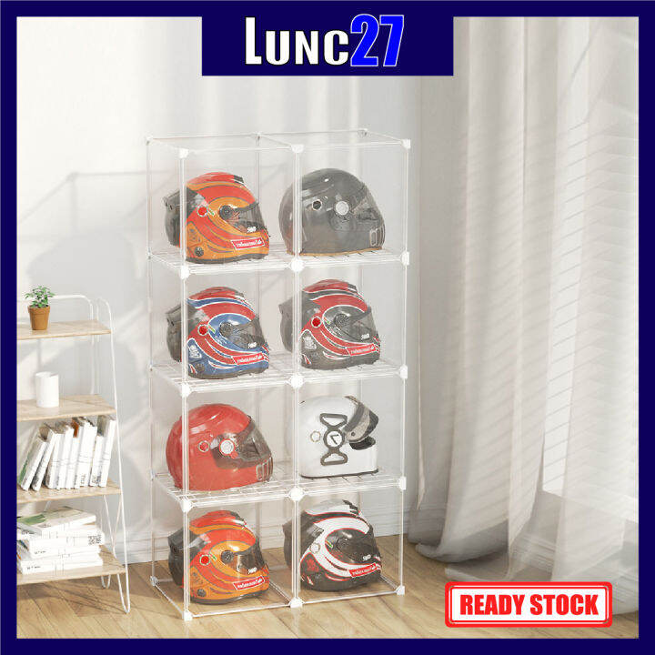 Helmet Shelf Display Cabinet Helmet Storage Cabinet Storage Cabinet ...