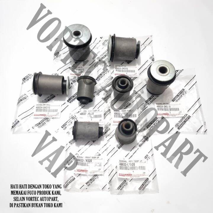Bushing Arm Set - Bushing Atas Bawah Fortuner Original 8pcs | Lazada ...