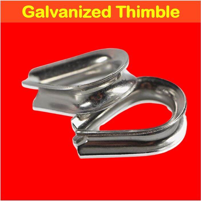 RTK 4mm-16mm per piece Galvanized Thimble Rigging Steel GI Triangular ...