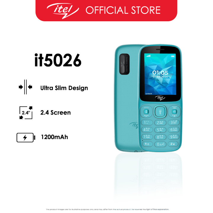 itel it5026 Basic Keypad Phone Dual Sim | Lazada PH