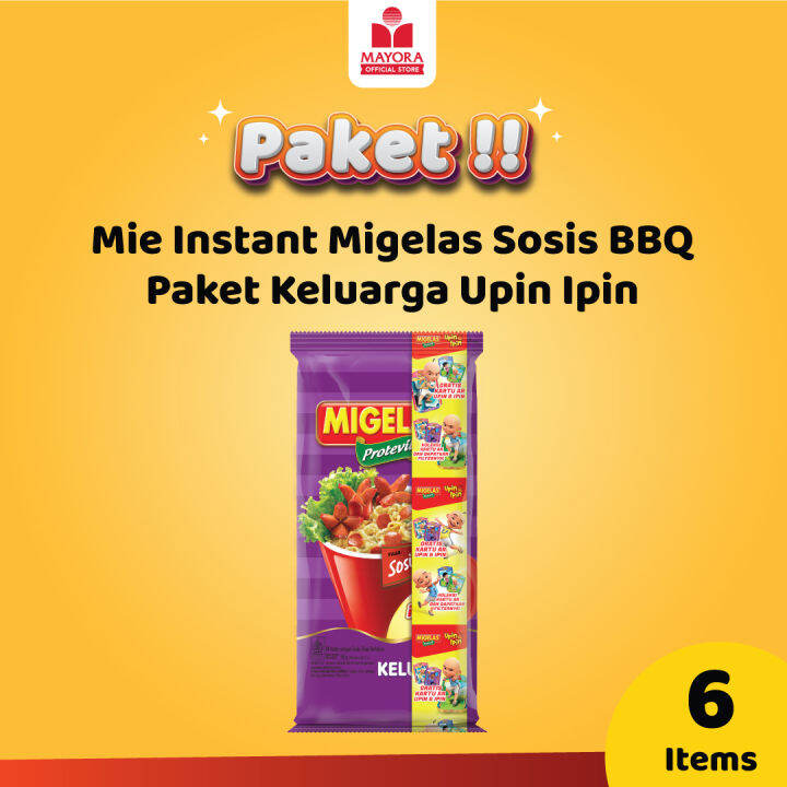 Mie Instant Migelas Sosis BBQ Paket Keluarga Upin Ipin | Lazada Indonesia Mie Instant Migelas Sosis BBQ Paket Keluarga Upin Ipin | Lazada Indonesia