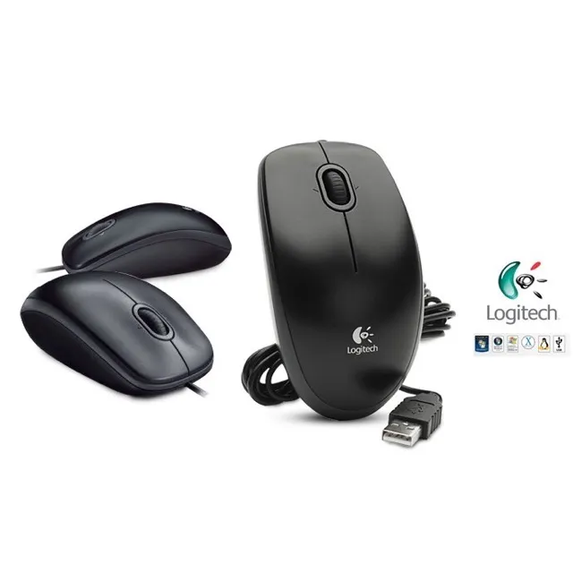 Logitech B100 Optical USB Wired Mouse Black 100 | Lazada PH