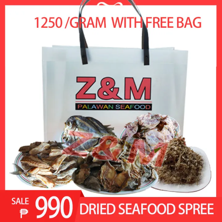 ZM Dry fish seafood spree danggit sweet pusit labahita dalagang dilis ...
