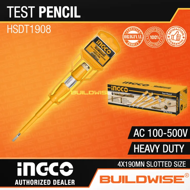 Ingco Test Pencil HSDT1908 「BUILDWISE®」 | Lazada PH