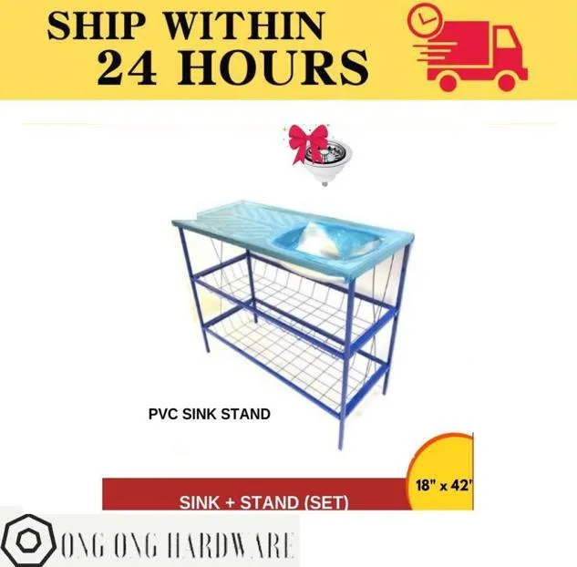 Sinki Dapur Stainless Steel Sink With Sink Stand Complete Set / Sinki ...