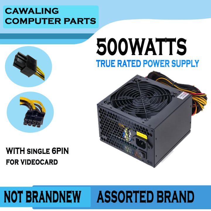 TRUE RATED 500WATTS POWER SUPPLY | Lazada PH