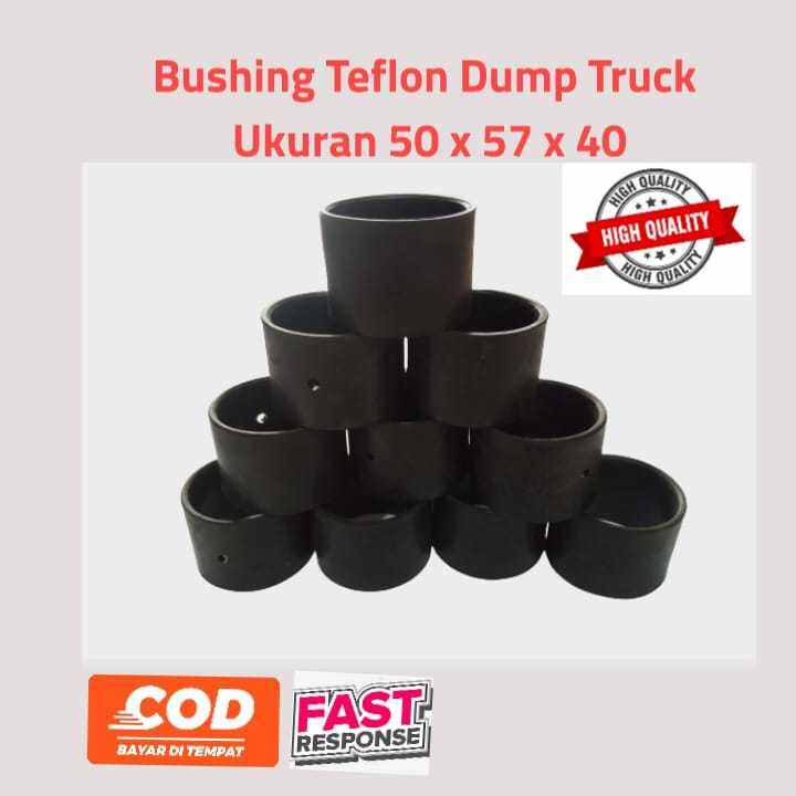 KARET BUSHING TEPLON DUMP TRUCK 50 X57 X 40 QUALITAS ,KARET BUSHING ...