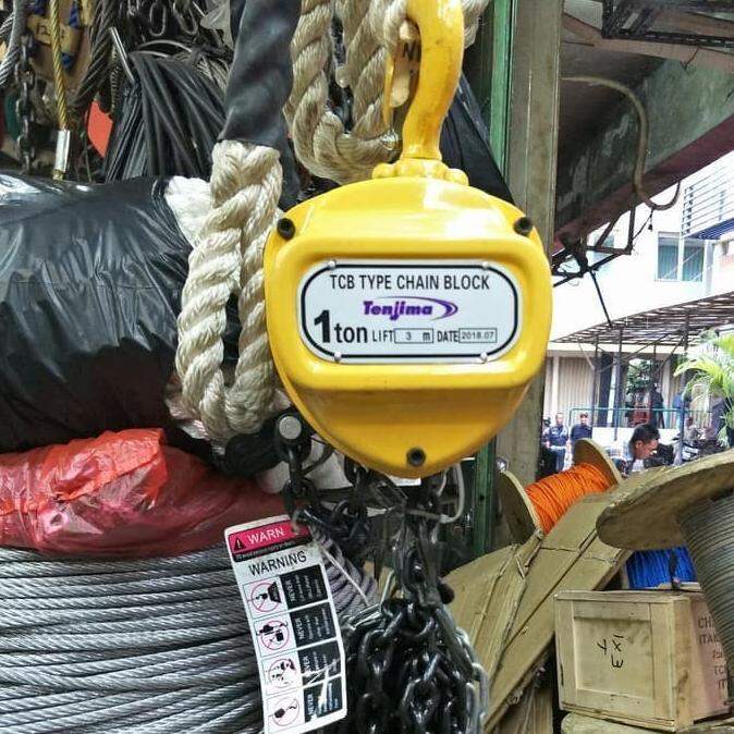 ORIGINAL TAKEL TAKLE CHAIN BLOCK CHAINBLOCK HOIST 1 TON 3 METER KATROL ...