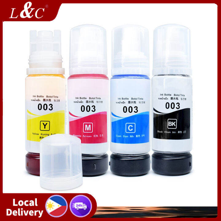 【PH Ready Stock】L&C Refill for Epson 003 Ink Set Dye Ink For Inkjet ...
