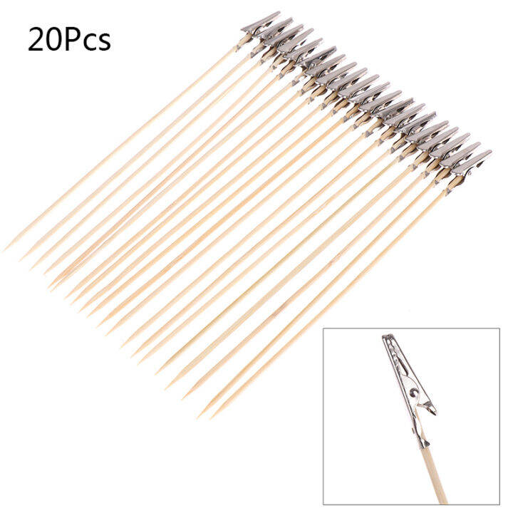 NineOne Peony 20Pcs Painting Stand Alligator Clip Stick Modeling Tool ...
