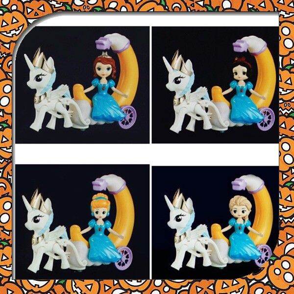 CHAMAA พร้อมส่ง รถม้า เจ้าหญิง เอลซ่า ซินเดอเรลล่า โซเฟีย สโนว์ไวท์ ชน ...