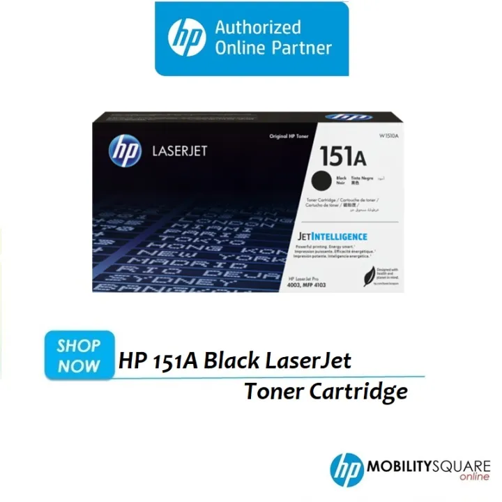 HP 151A Black LaserJet Toner Cartridge W1510A | Lazada