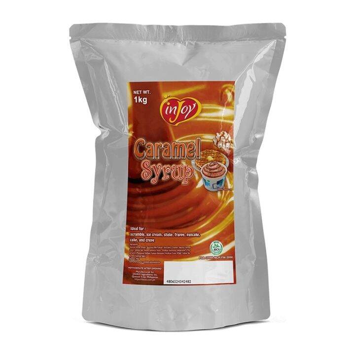 Injoy Caramel Syrup Pouch 1kg | Lazada PH