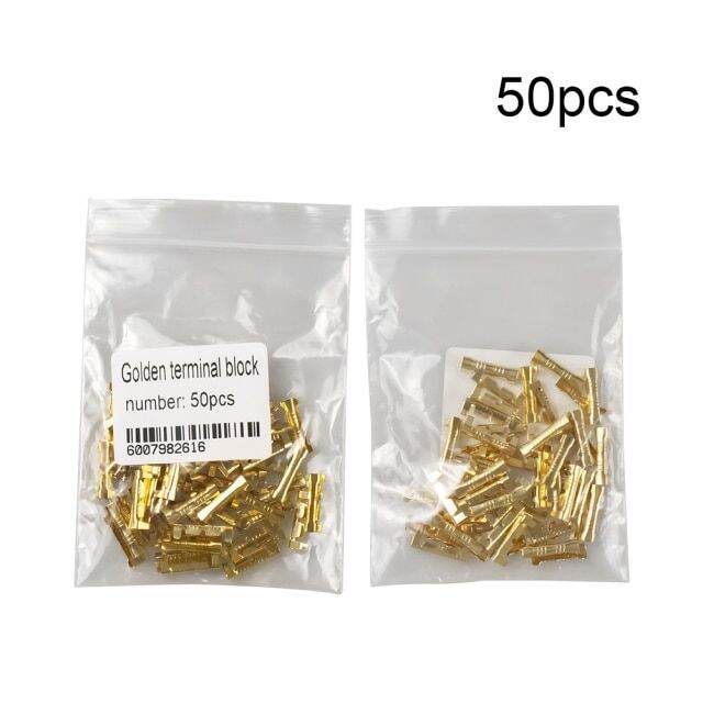 50/100/200 Pcs Wire Terminals Connector Tips Crimping Electrical ...