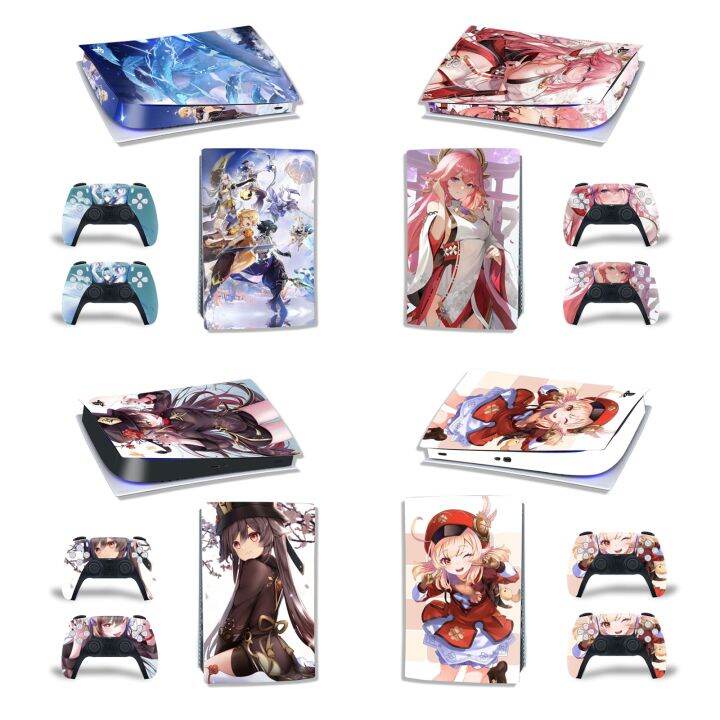 Genshin Impact Yae Miko Hutao PS5 Digital Edition Sticker Decal for ...