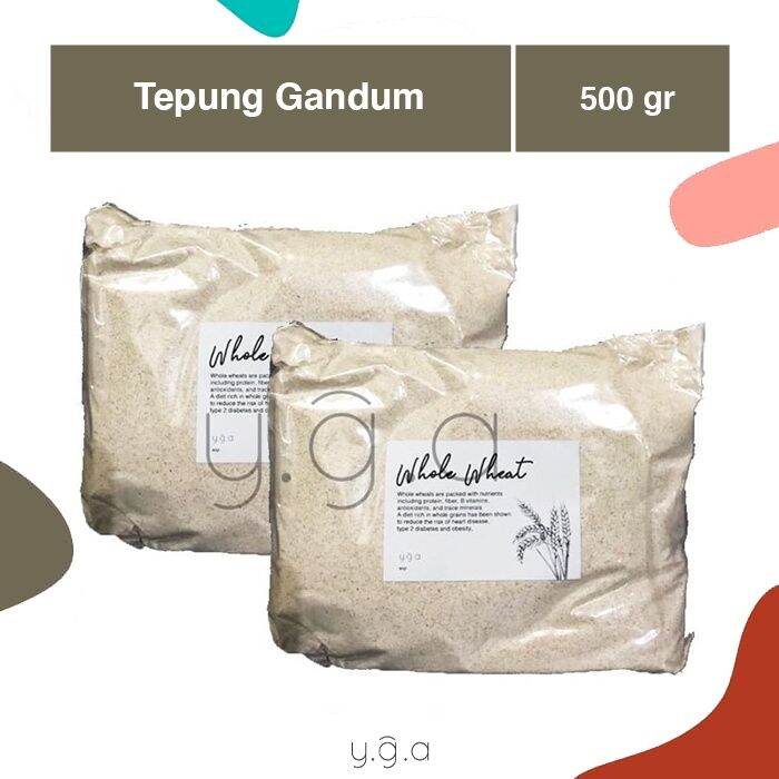 Tepung Gandum Whole Wheat Flour 500gr | Lazada Indonesia