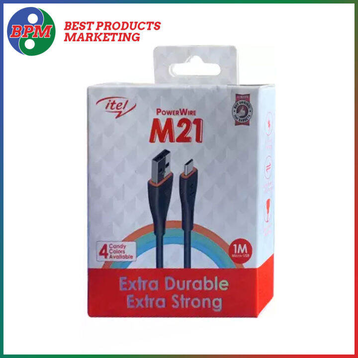 BPM Itel M21 Micro USB Cable Black | Lazada PH