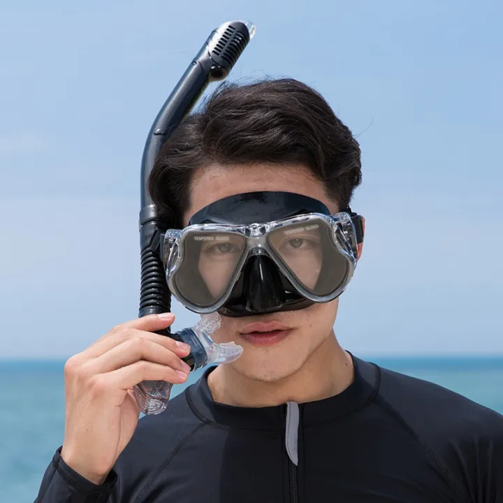 Full Dry Diving Diving Snorkel Swimming Goggles Set | Lazada PH