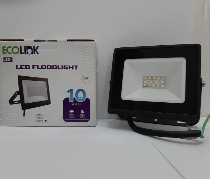 Ecolink LED Floodlight Lampu sorot 10W 10 Watt Putih IP65 | Lazada ...