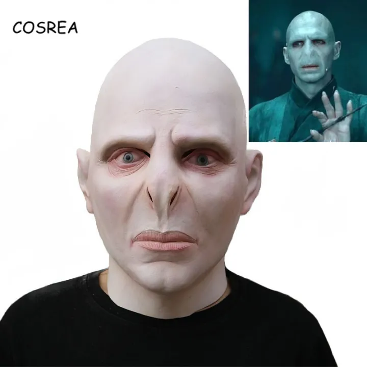 The Dark Lord Voldemort Mask Cosplay Masque Boss Latex Horrible Scary ...