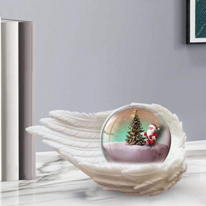 Loviver Angel Wing Display Stand Crystal Balls Holder Sphere Base Key ...