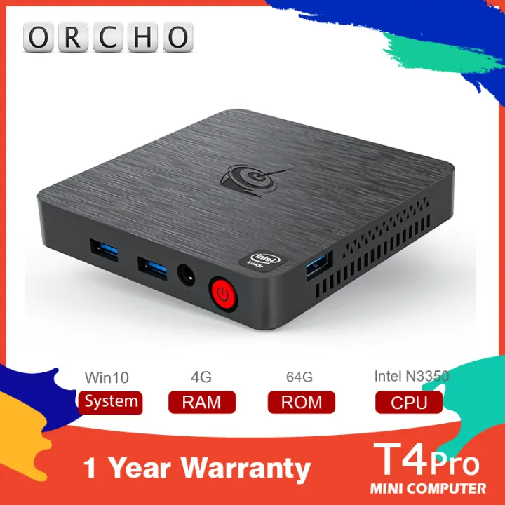 T4 pro New computer Beelink Mini PC Intel Celeron N3350 2.4GHz 4GB/64GB Windows 10 HTPC 2.4G/5G ...