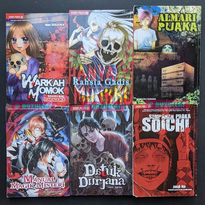 Almari Puaka,Lawak Kampus,Manual Magik,Datuk Durjana - preloved/komik ...
