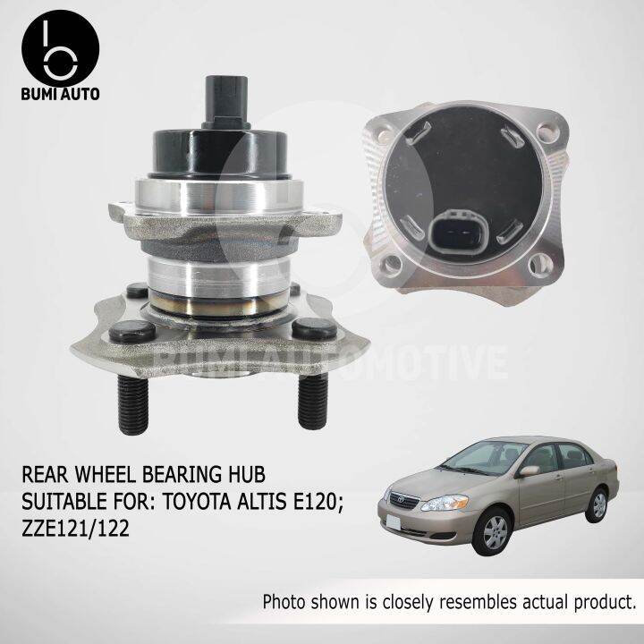 Toyota Altis ZZE121 ZZE122 Rear (Belakang) Wheel Bearing Hub 1pc/1biji ...