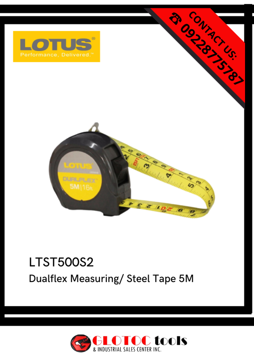 LOTUS Dualflex Measuring/ Steel Tape | Lazada PH