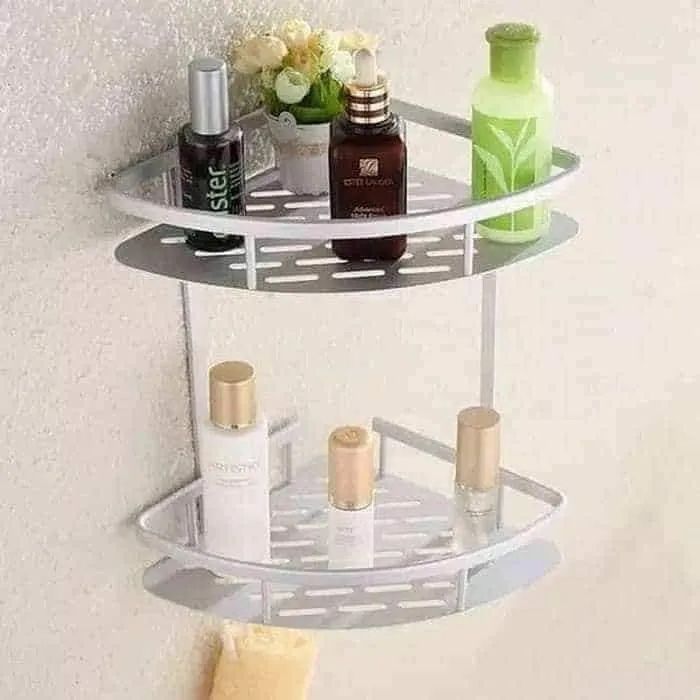 2 Layer Triangular Bathroom Corner Rack | Lazada PH