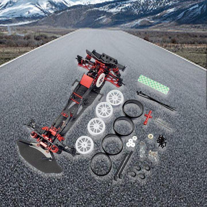 CCAngel โครงตัวถัง1/10รถ RC โครงฐานล้อที่ทนทานเฟรม260มม. 410มม. X 190 ...